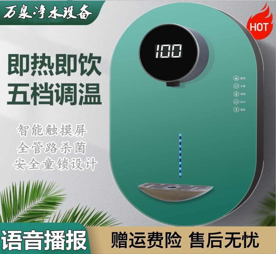 Voice-controlled, smart, thermostatic, wall-mounted, tankless instant ...