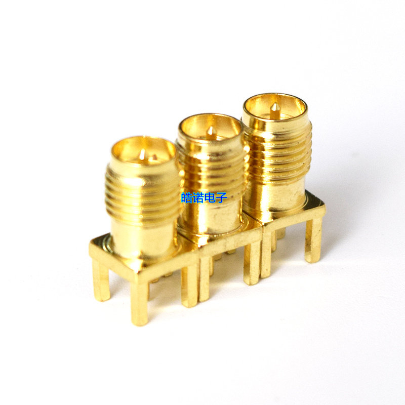 SMA gold-plated plug RF high-frequency antenna onboard straight head ...