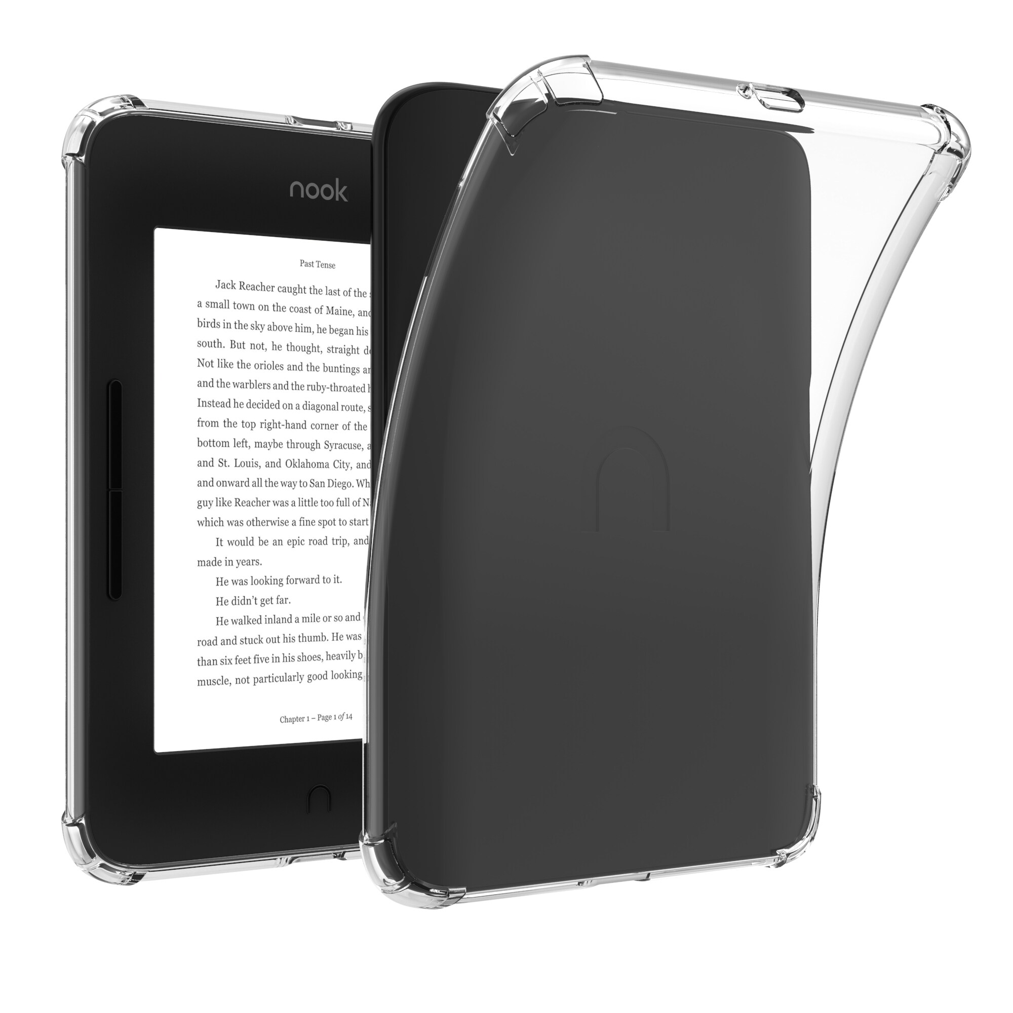 Nook glowlight 3 ereader protective case, full coverage airbag ...