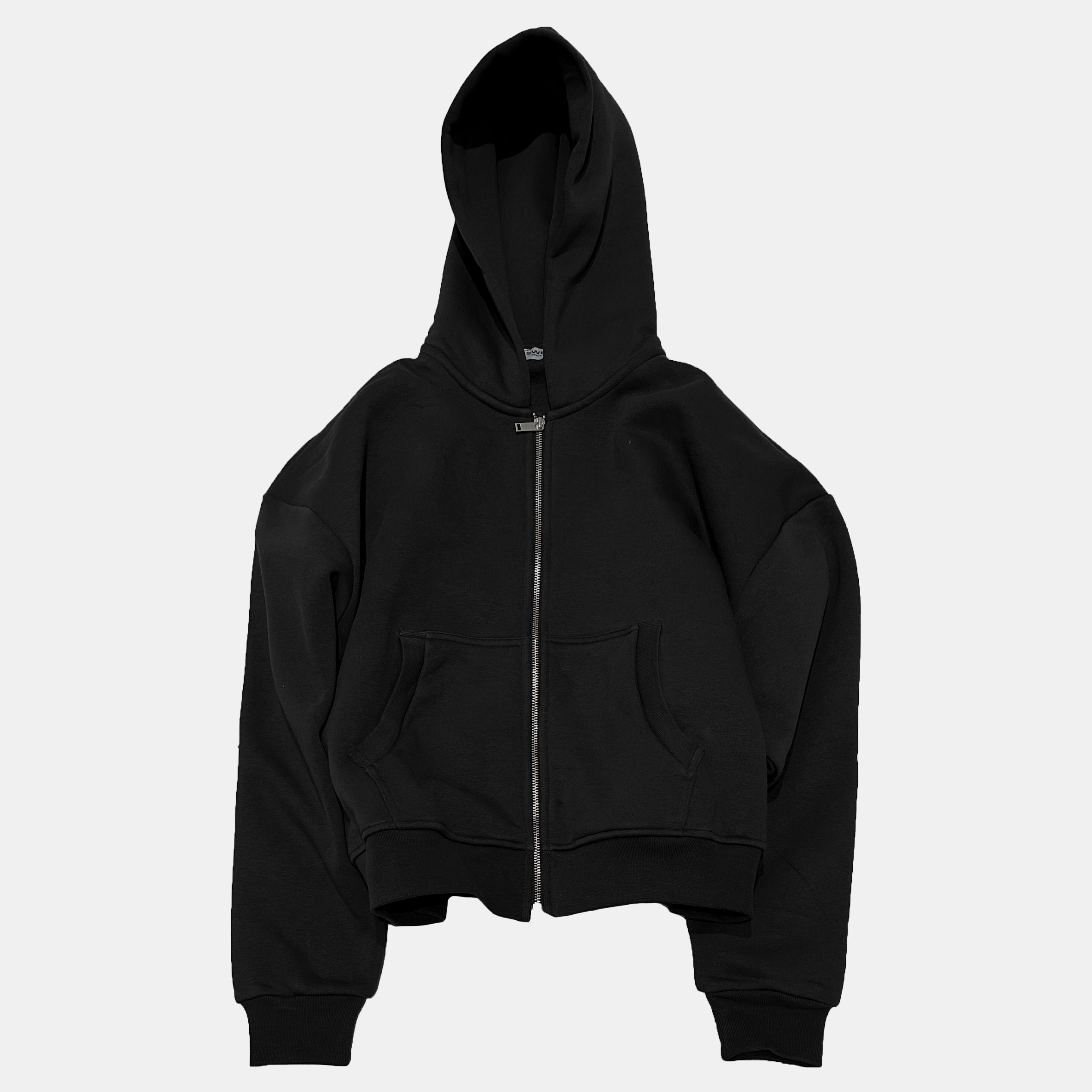 520g Union Kingdom Boxy Crop Zip-Up 抓绒外套：保暖又时尚，冬天不再臃肿！🌟-卫衣-淘宝好物网