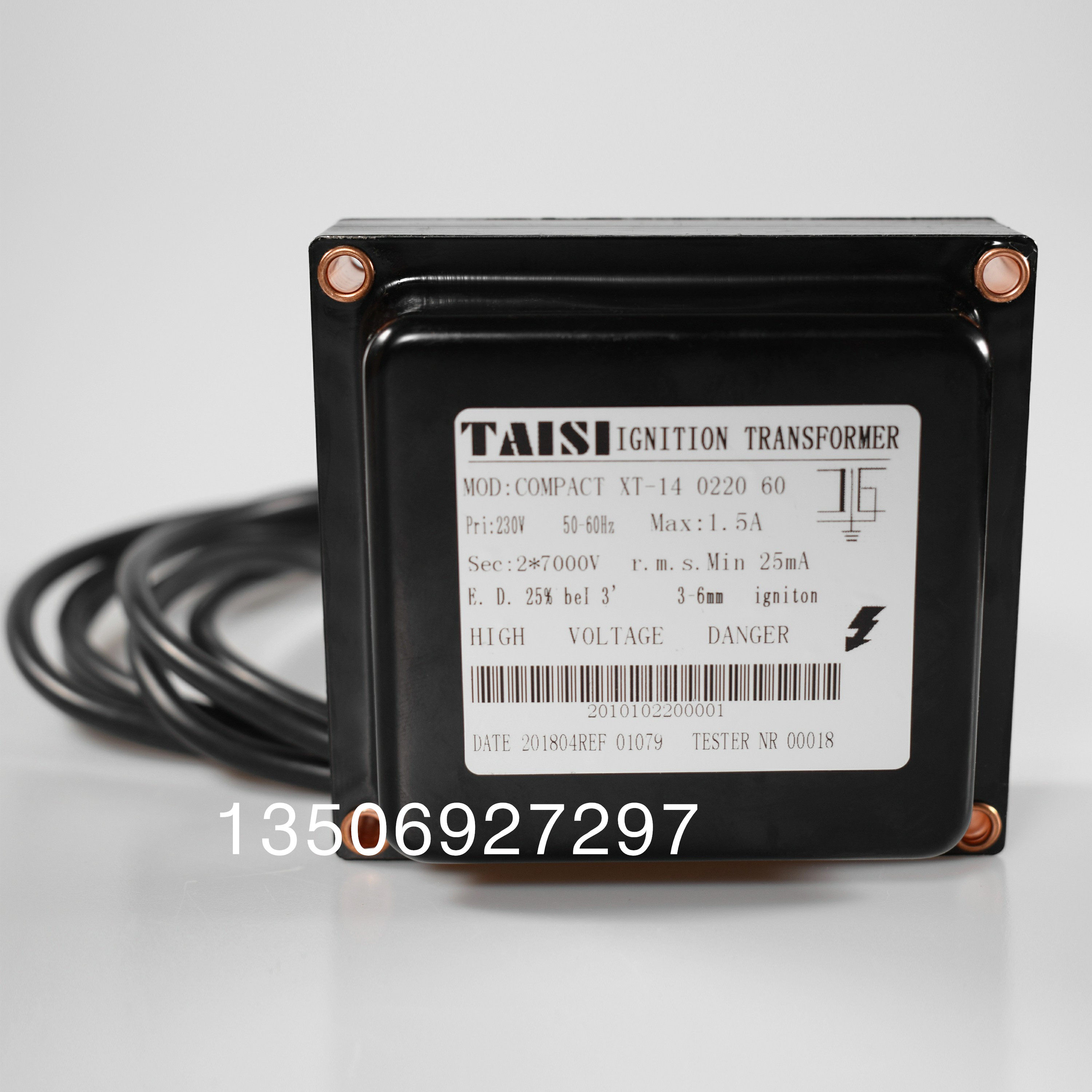 [USD 62.86] TAISI Ignition Transformer XT-14 XT-08 High Pressure Pack ...