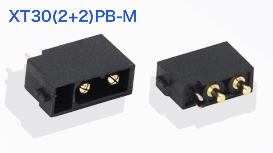 AMASS XT30(2 2)-F M 2 power pin 2 data pin smart battery connector BMS plug