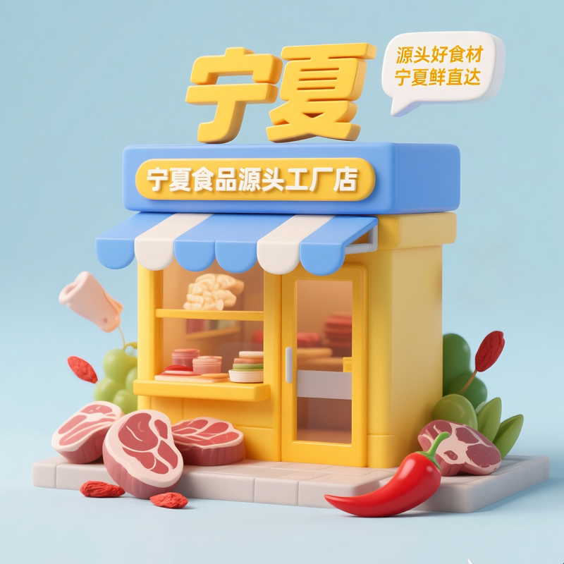 正宗宁夏滩羊肉熟食总店