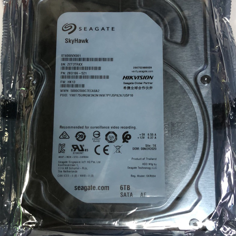 全新正品ST6000VX001/008/009大华海康录像机6tb监控6t酷鹰硬盘-阿里巴巴