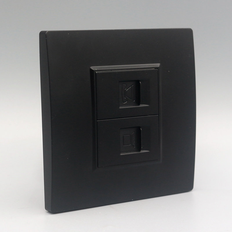 [USD 14.09] Two computer phone sockets on the Internet phone panel No ...