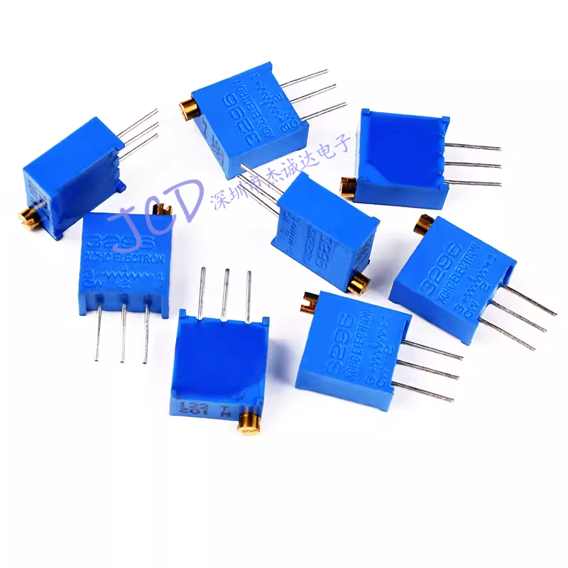 3296W-104 顶调 100K 可调精密多圈电位器/电阻器 W104