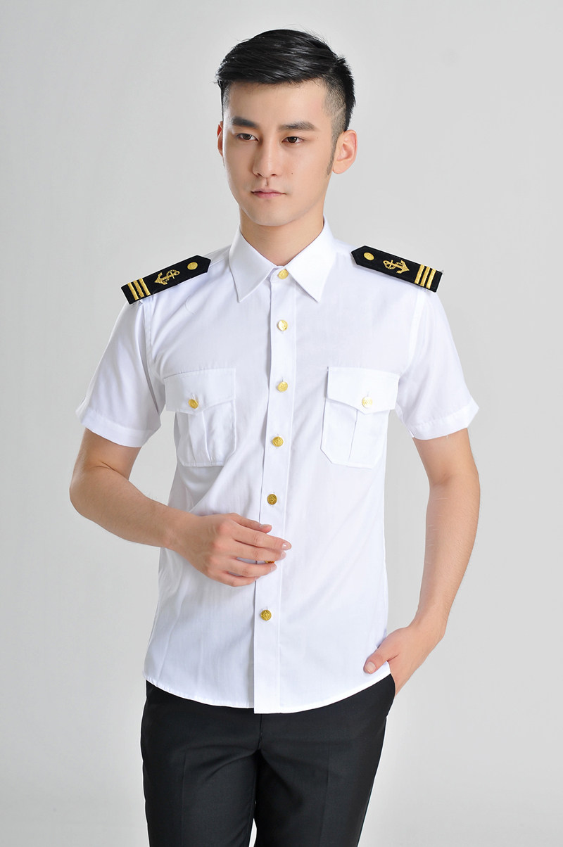 Jinhang men and women with the same seafarer uniform epaulettes Yacht ...