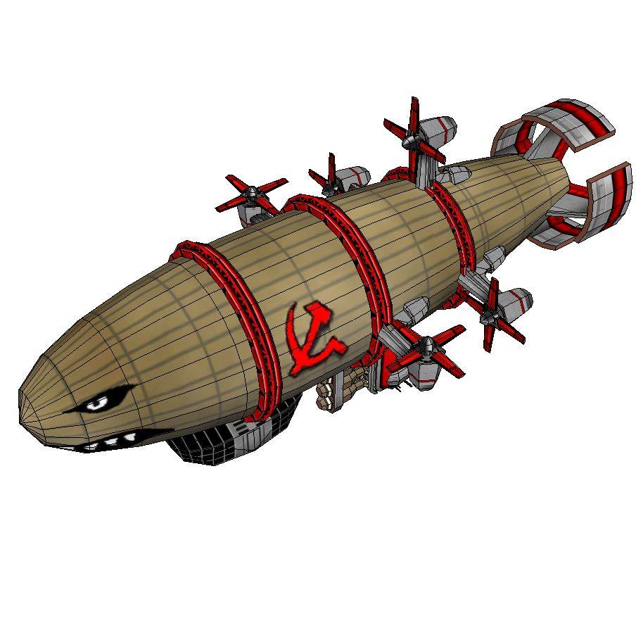 CCCP Kirov airship Ship paper Model Do It Yourself DIY | eBay