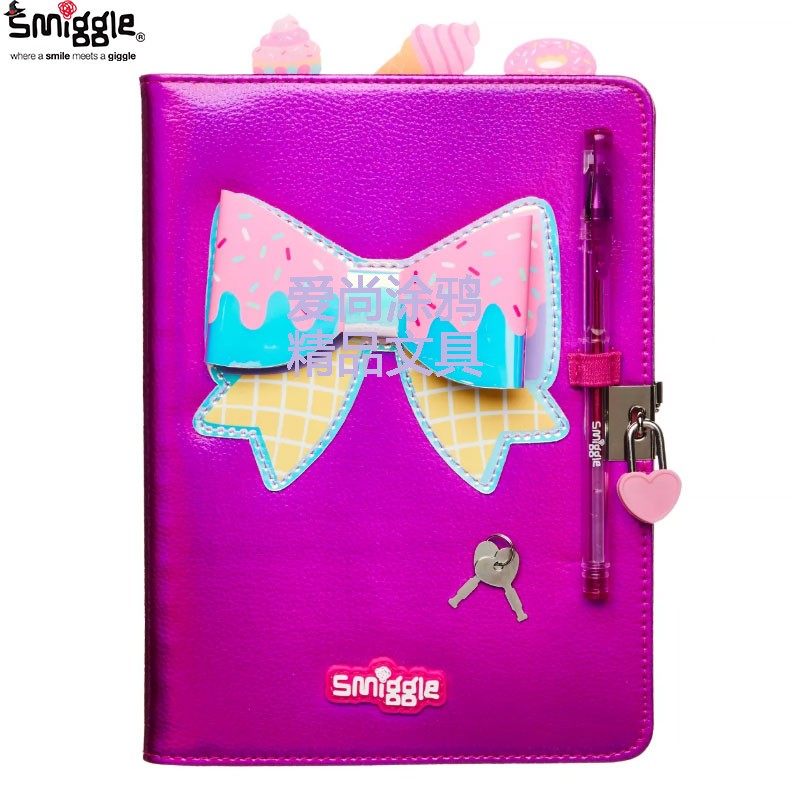 [USD 42.25] Spot Aussie smiggle new cartoon cute with lock diary ...