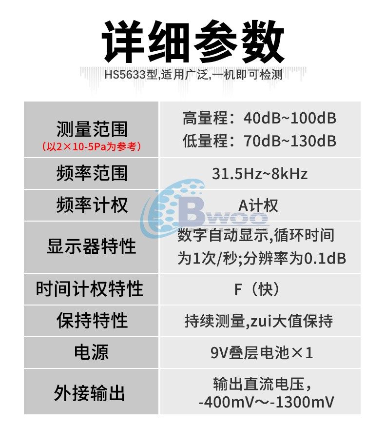 国营红声（4380厂）数字式声级计HS5633HSB通用噪音数字式噪音计-阿里巴巴