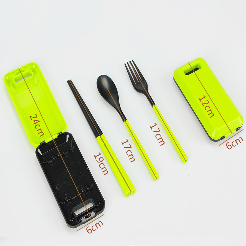 Folding Chopsticks Set Portable Retractable Spoon Mini Travel Goods ...