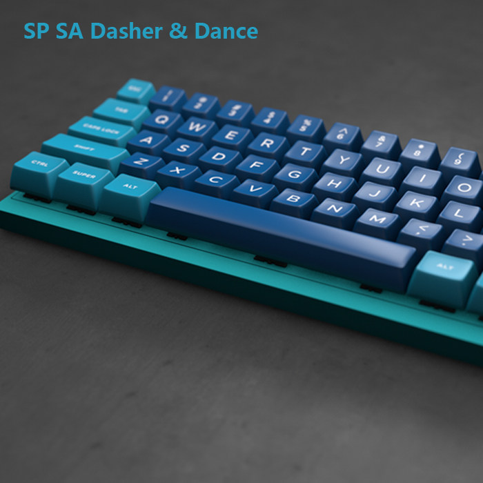 (JACK keyboard keycap guest) SP Sa DND Keycap 87BASE Double Blue ...