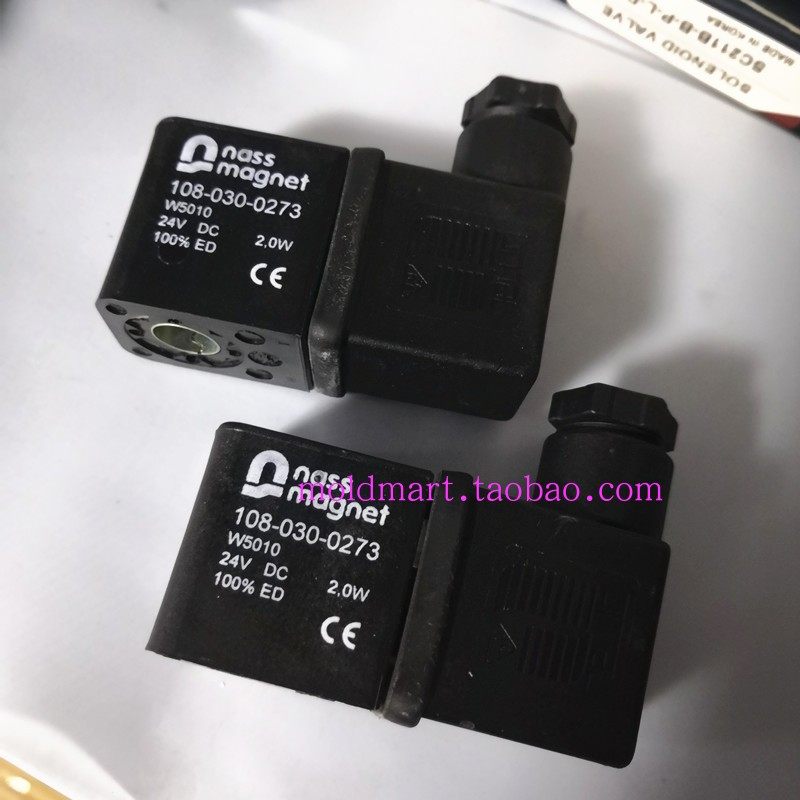 NASS magnet coil 108-030-0273 Solenoid valve W5010 Voltage 24V DC 2 0W