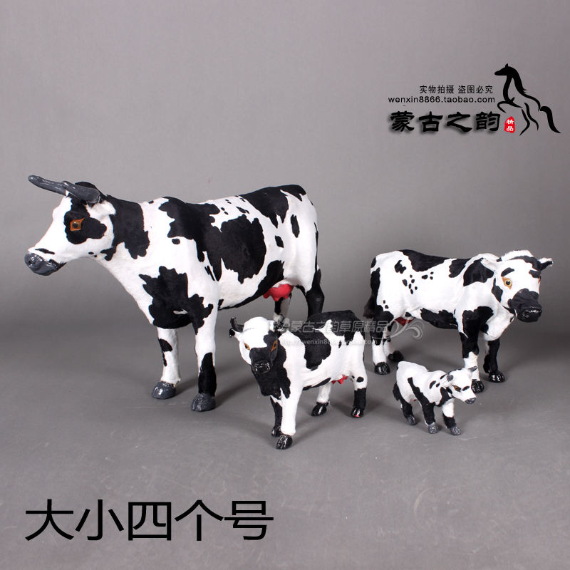 Simulation cow model specimen small cow ornaments dairy products props ...