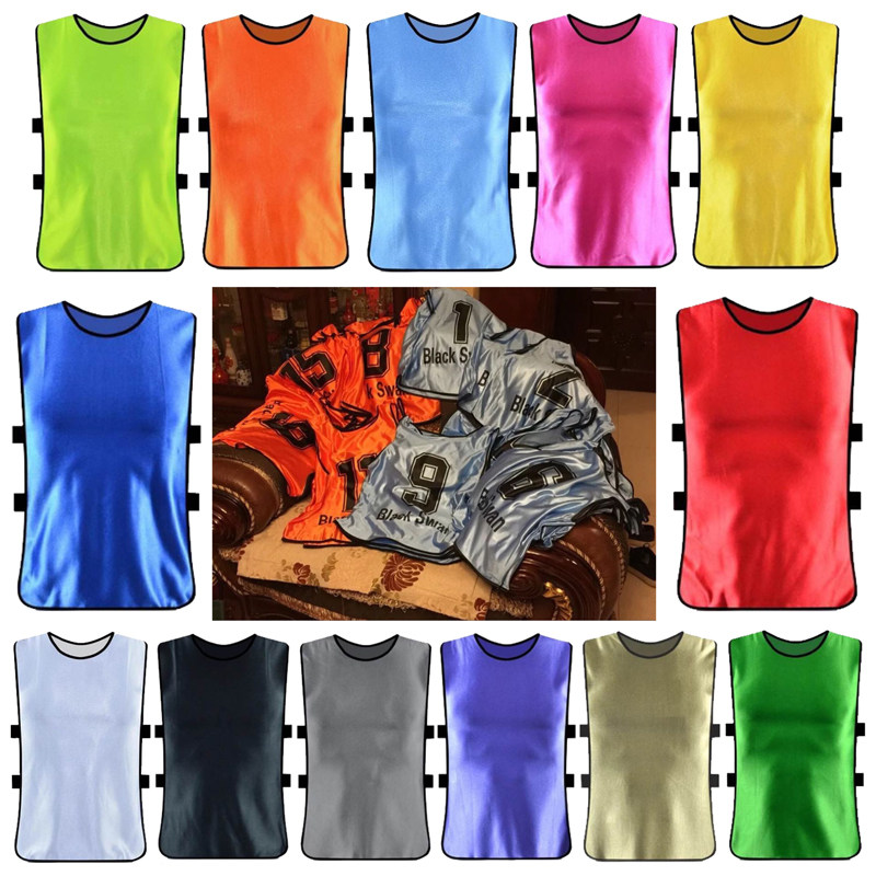 Football team vests, group competition uniforms, training vests, adult ...