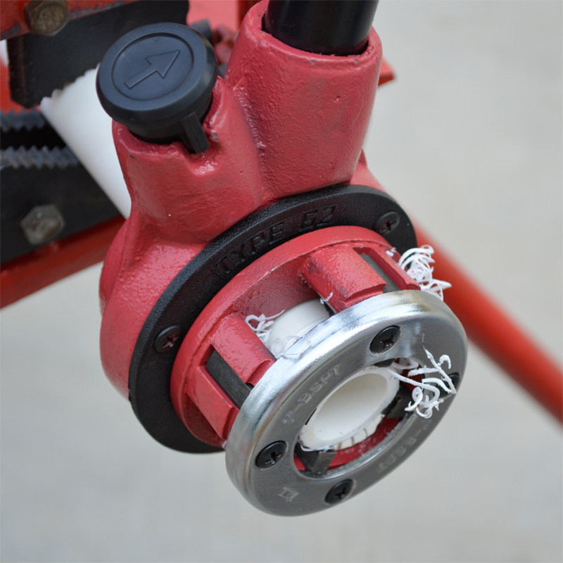 Manual threading machine jiao ban galvanized pipe tapping machine tap ...