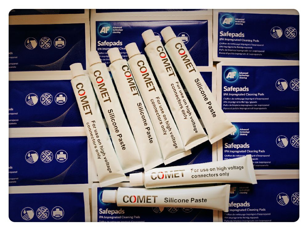 X-ray machine maintenance high voltage insulation silicone grease COMET ...