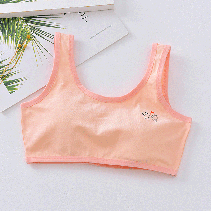Children's underwear female bra development period summer thin section ...