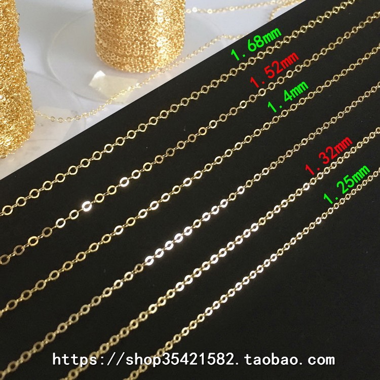 American 14k gold-filled o chain, the new favorite of diy jewelry? 💖