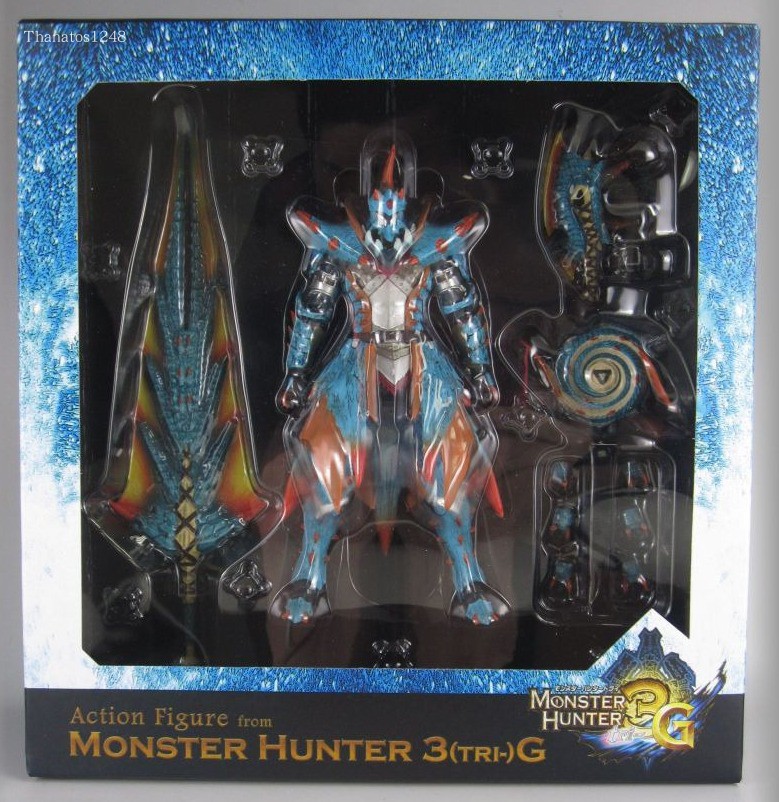 千值练手办 怪物猎人MH4限定 山口式雄火龙剑士 海龙装3DS限定