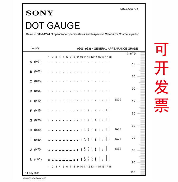 [USD 5.09] SONY Sony Point gauge stain card Seiko point line gauge film ...