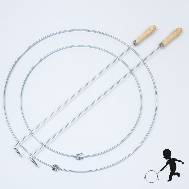 Rolling iron ring toy push iron hoop hoop after 80 nostalgic ...