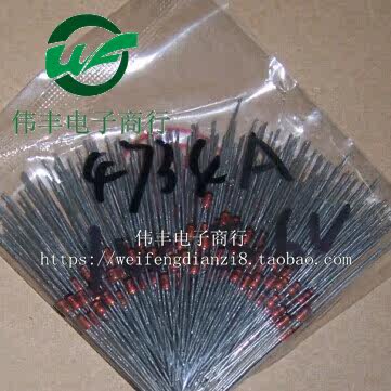 [USD 5.11] IN4734A 1N4734A 1W 56V 5V6 Directly Inserted Glass Voltage ...