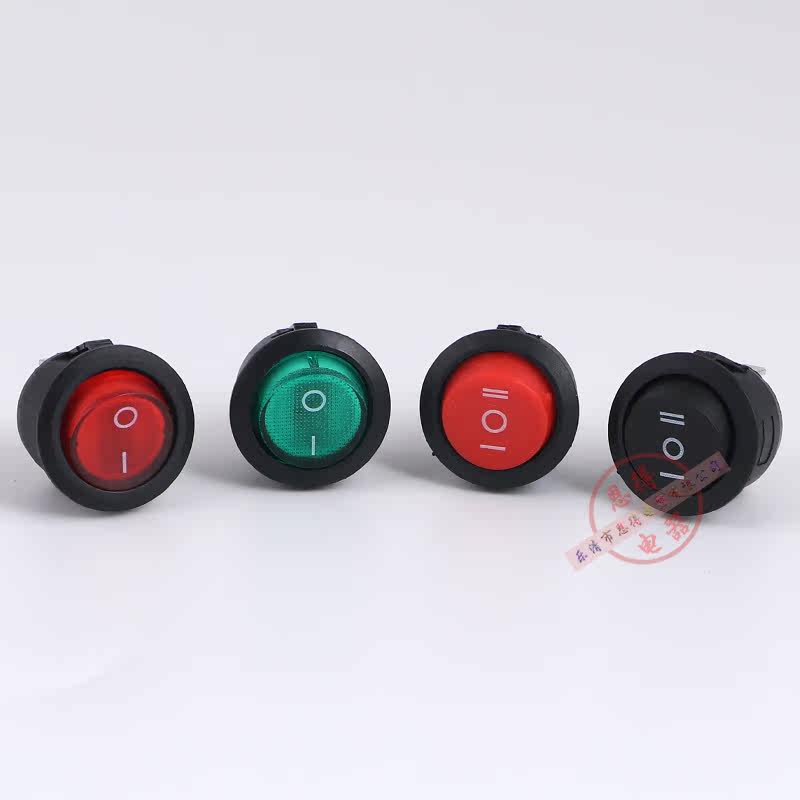 Boat-shaped Switch Round KCD1-105 Three-Legged 3-Speed/2-Speed Opening ...