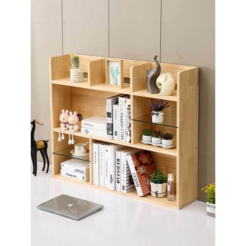 实木桌上书架：打造你的专属学习角落，高效办公与温馨家居兼得！-书桌椅书柜休闲沙发-淘宝百科网