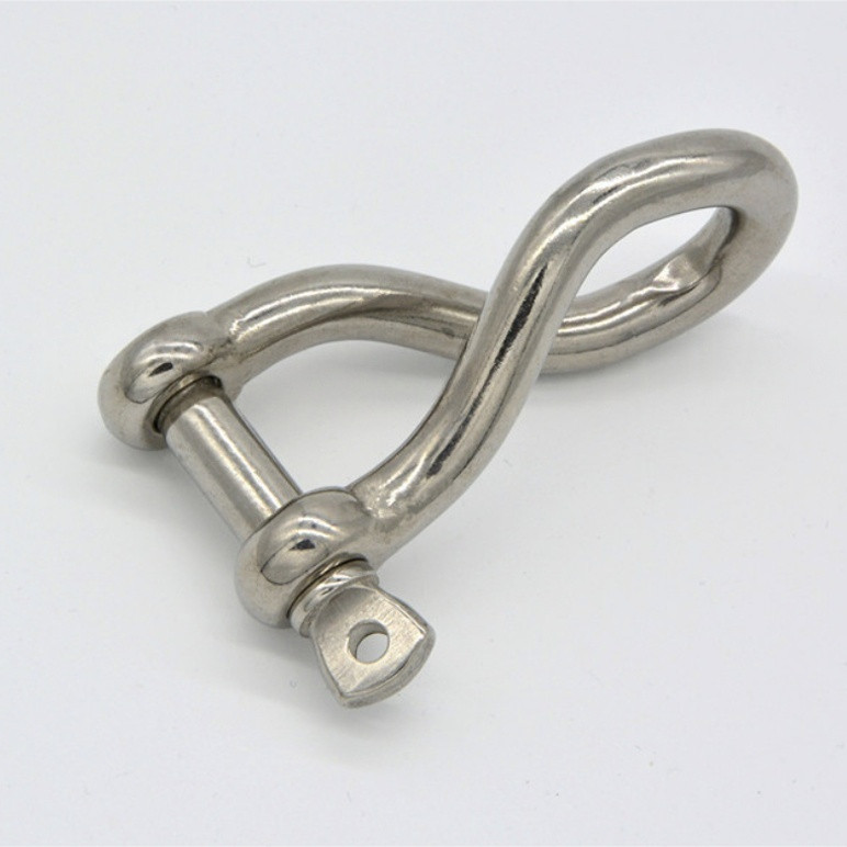 316 stainless steel twist shackle m4-m12 with hook lock – anti ...