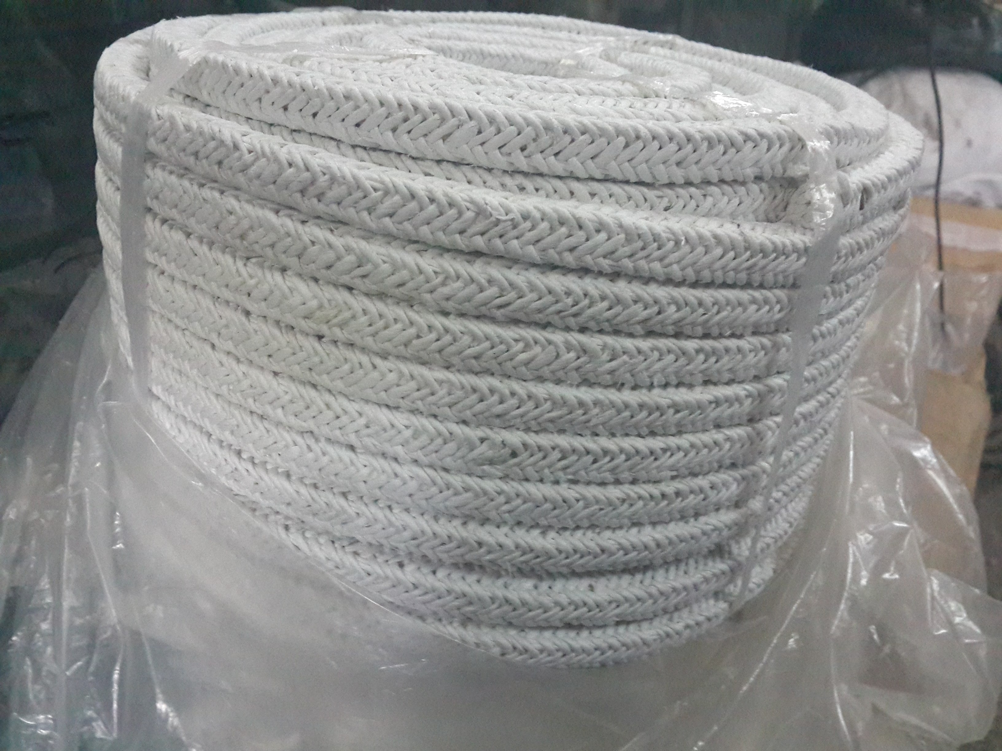 [USD 5.11] Dustless Asbestos Rope High Temperature Asbestos Wire Boiler ...