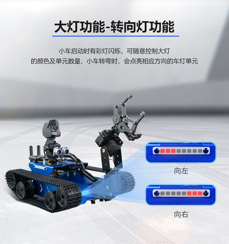 Raspberry Pi树莓派视觉识别人工智能机器人stm32小车兼容arduino 阿里巴巴