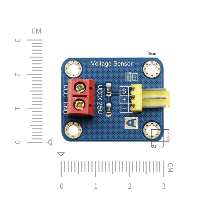 Ousong Voltage Sensor Voltage Detection Module Electronic Building Blocks Analog Signal ...