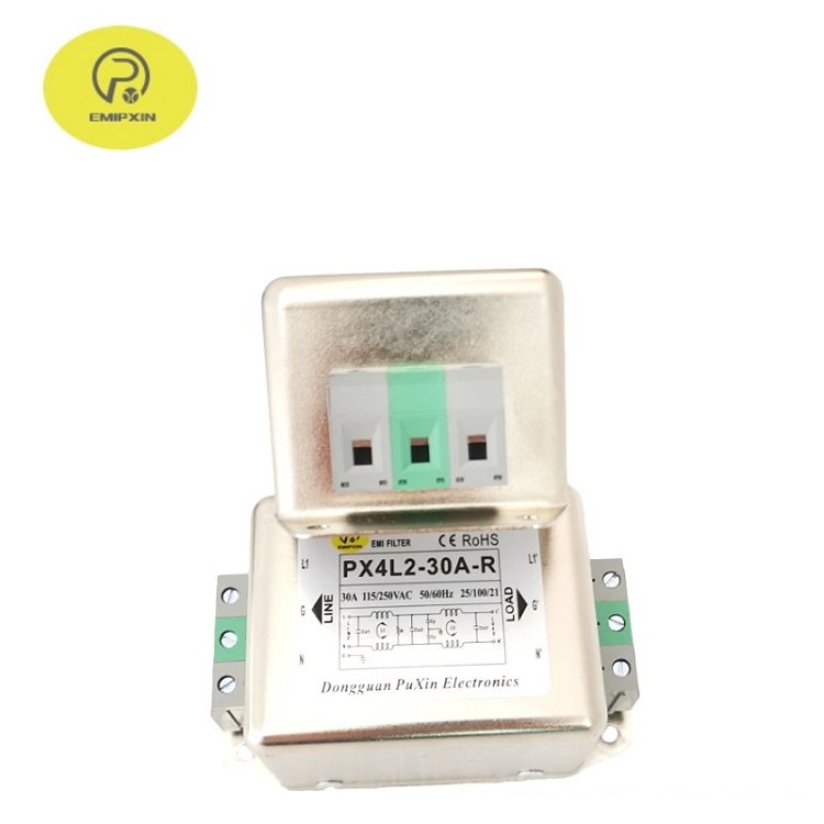 普鑫PUXIN滤波器PX4L2-10A 20A 30A 35 80 50-R S T W EMI FILTER