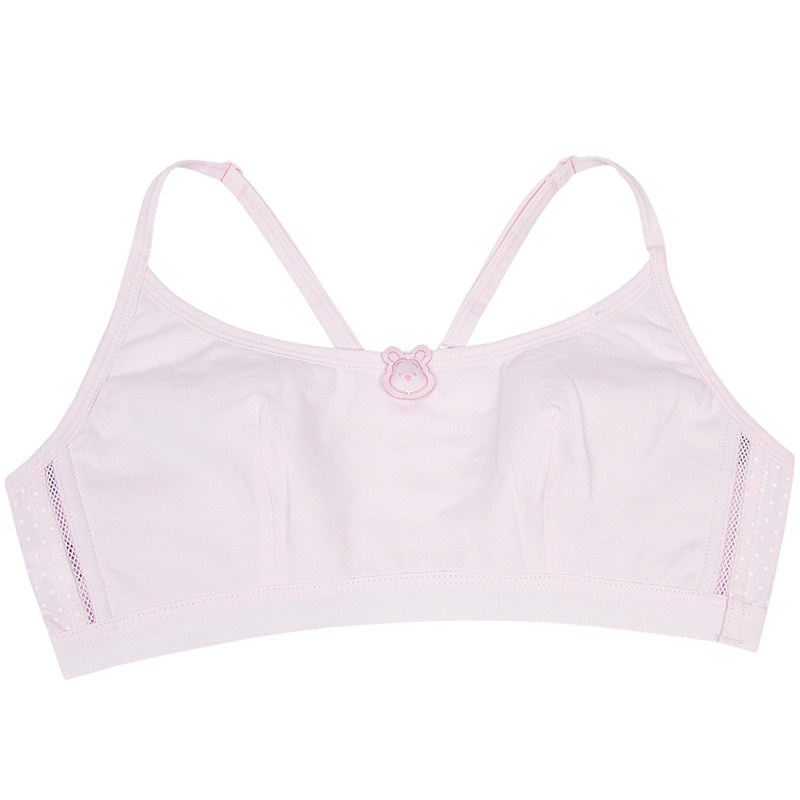Pure cotton girl bra breast development vest-style underwear primary ...