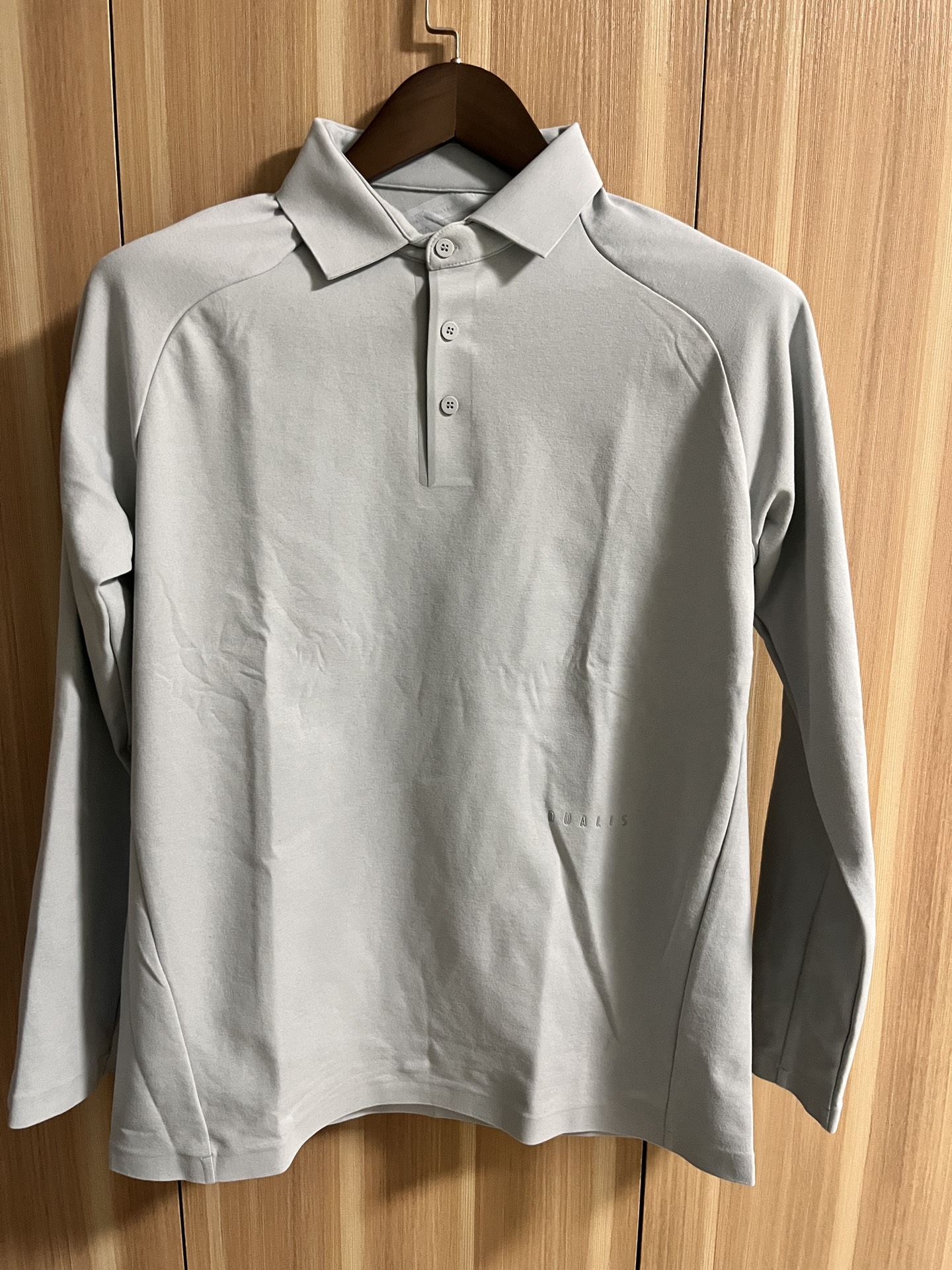 DESCENTE全新DUALIS系列長袖Polo衫，L碼，適-Taobao