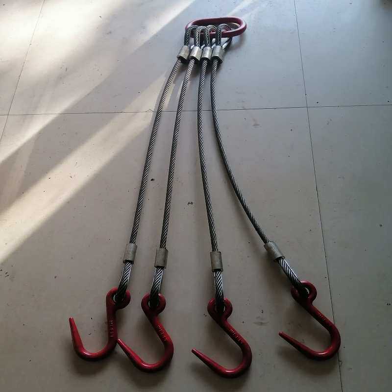 一拖四钢丝绳吊索：工地神器！搬运起吊效率翻倍的秘密武器揭秘！-钢丝绳吊索-淘宝好物网