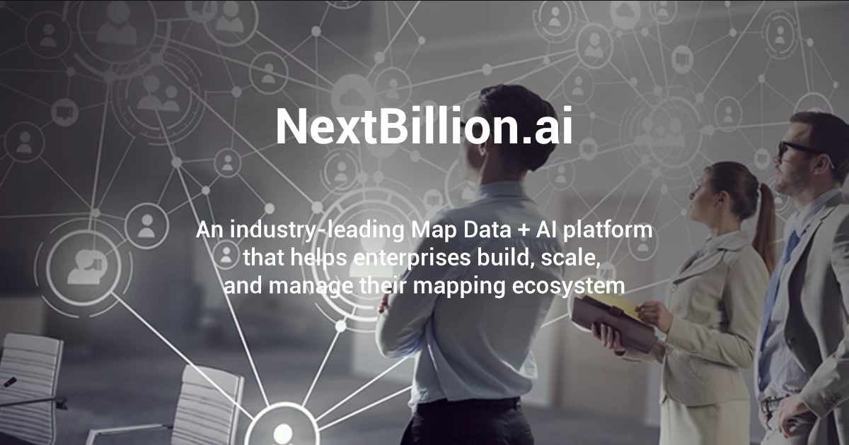 NextBillion.ai:Industry-leading Map Data and AI platform - Alibaba Cloud
