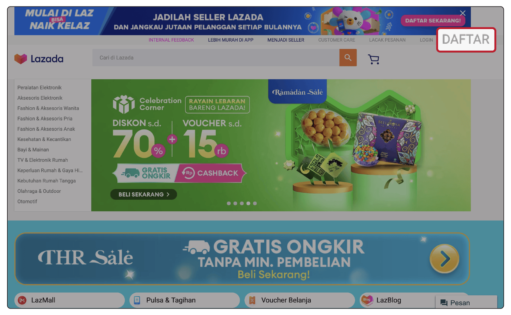 Pusat Bantuan | Akun Lazada | Lazada ID | Lazada
