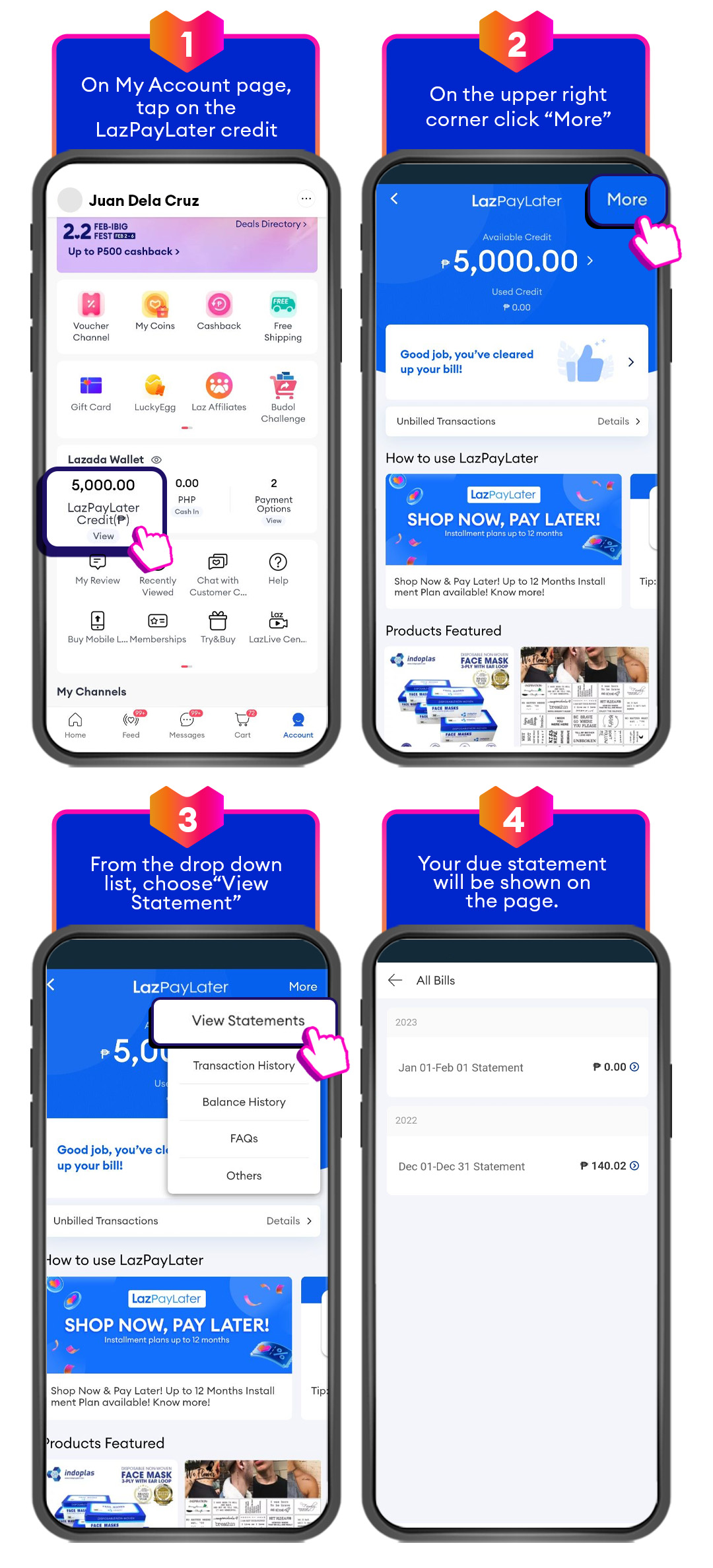 How does LazPayLater work? Leia aqui: How do I get approved for ...