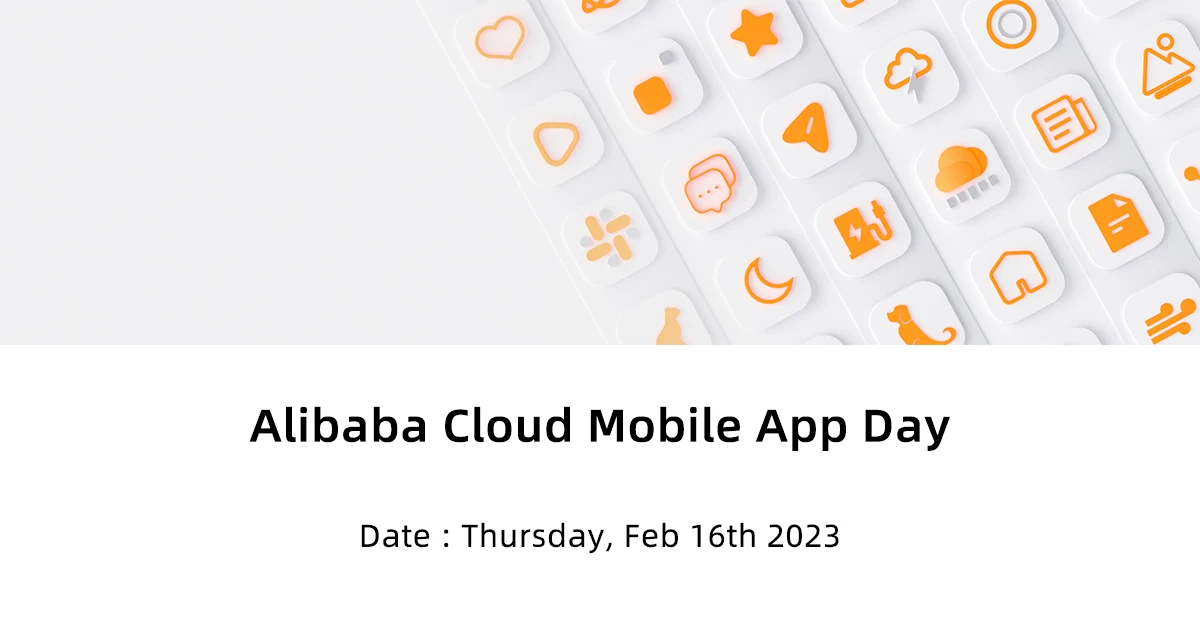 Alibaba Cloud Mobile App Day