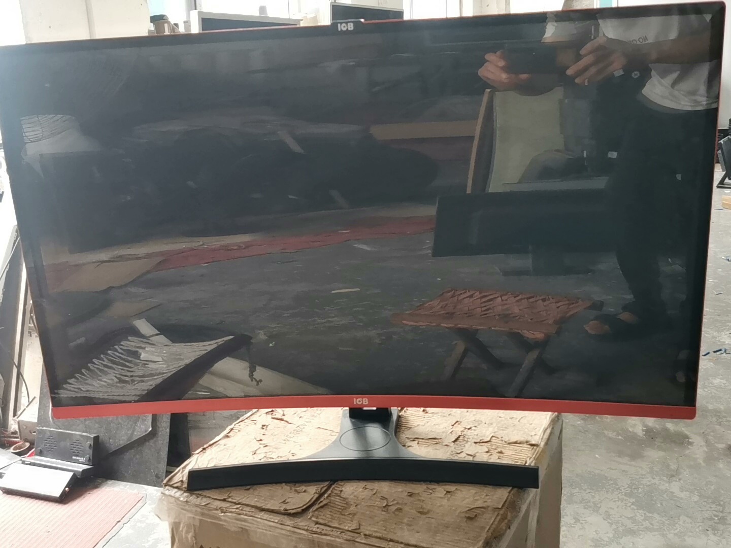 40寸ICB 165Hz曲面电竞电脑显示器h4016c高清液