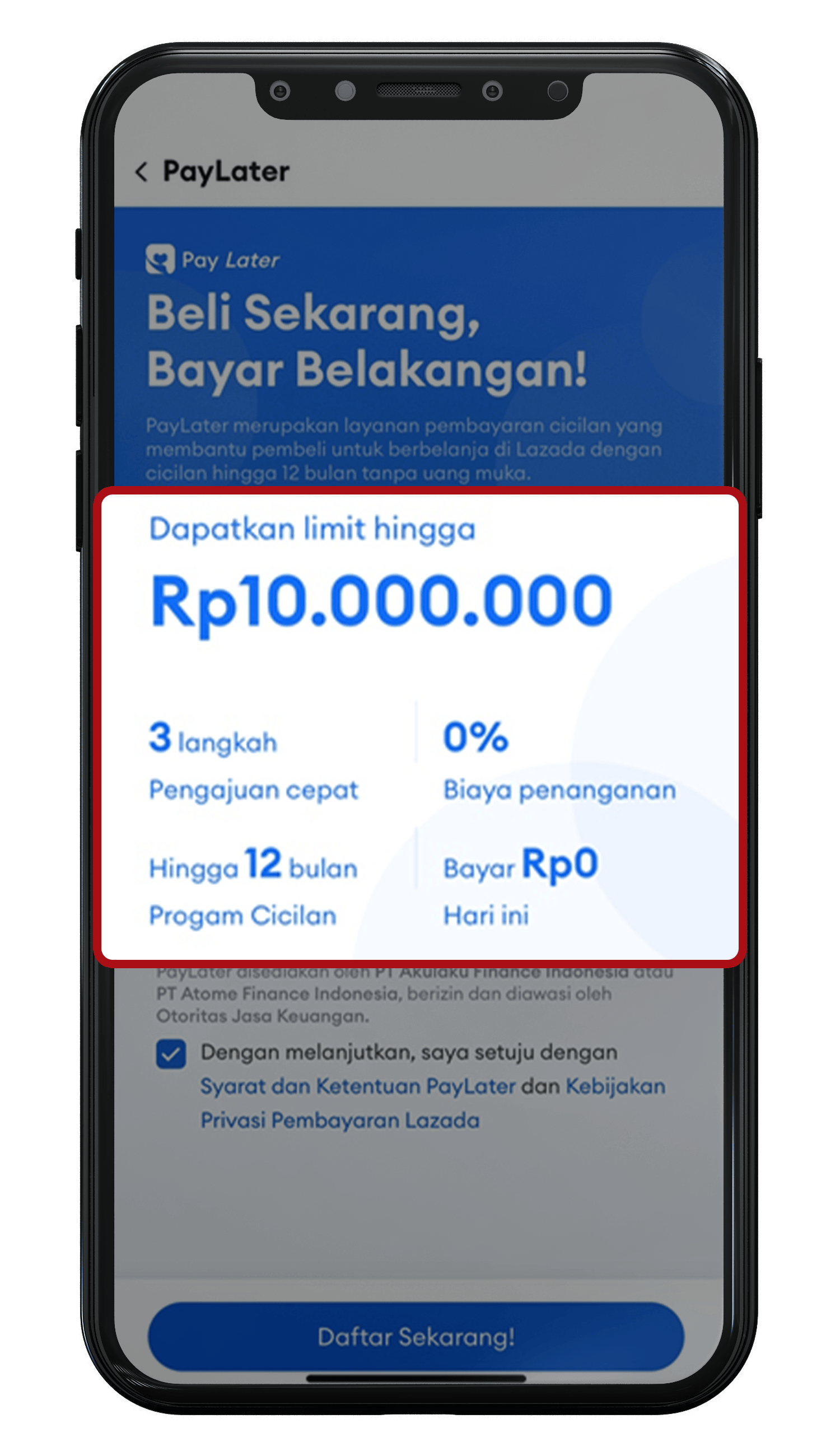 Pertanyaan Seputar Limit Pay Later | Lazada