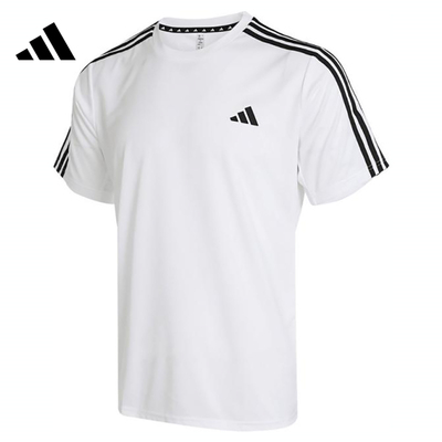 adidas阿迪达斯男子TR-ES BASE 3S T圆领短运动T恤IB8151