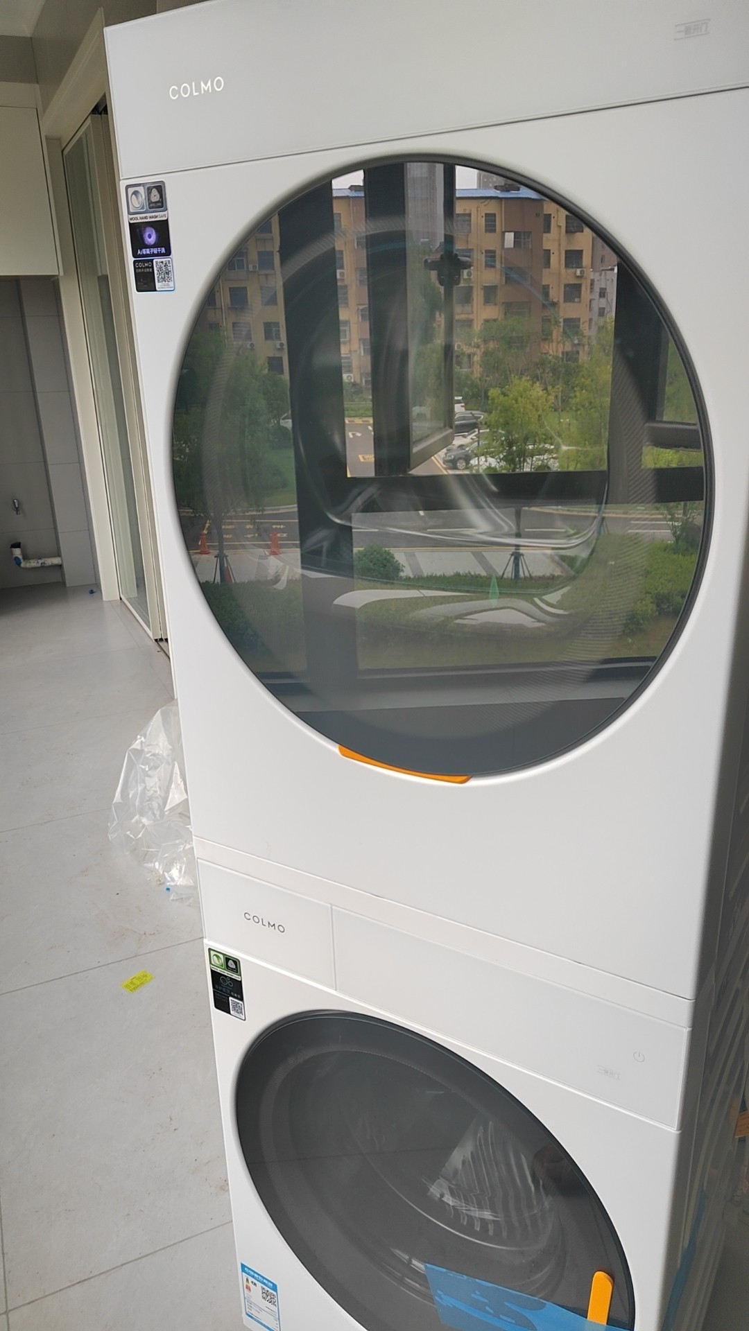 COLMO新象云璃白神颜洗烘套装纯平全嵌滚筒洗衣机热泵烘干机组合评价 - 淘宝网