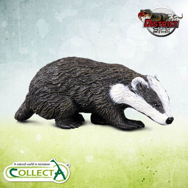 Collecta me You him simulation forest animal model toy Europe Badger ...