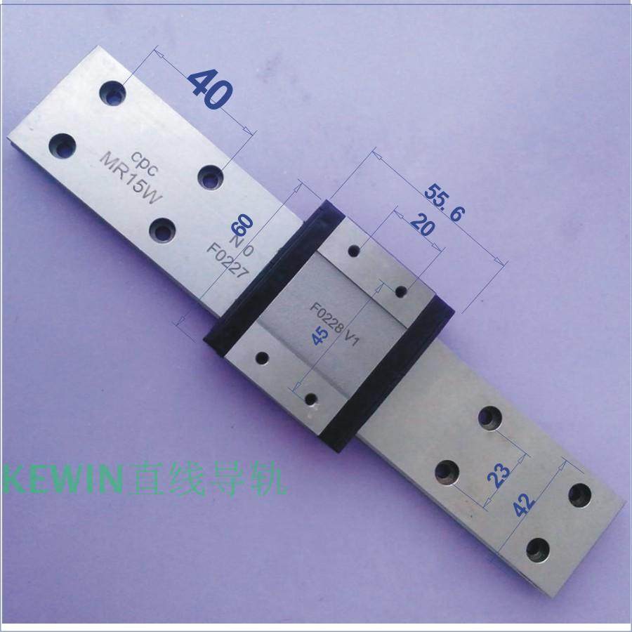 CPC MR15W Linear guide slider MR15WN MR15WL MR15W