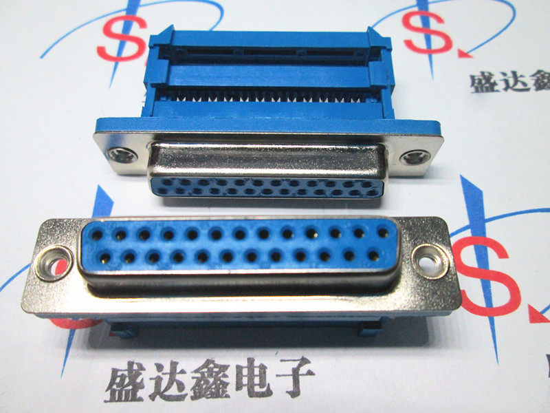 DIDC-DB25 Female Head Solder-Free Pressing Type DB25 Hole Parallel Port ...