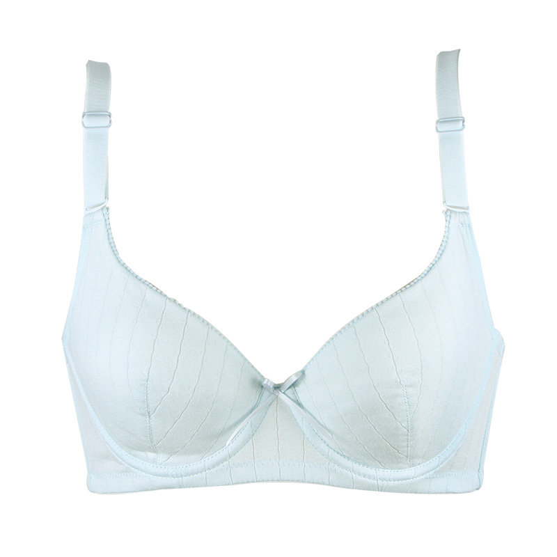 [USD 26.91] Yilanfen sweet solid color girl bra thin cotton student ...