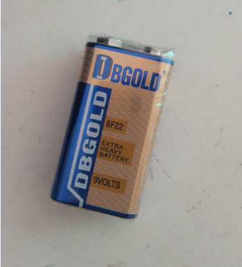 DBGOLD 9V battery 6F22 remote control universal meter handheld metal ...